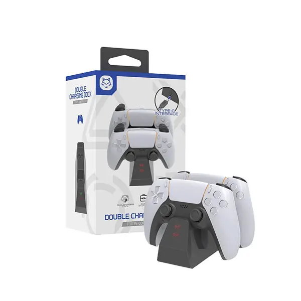 Dual Charging Dock With USB Cable for PS5 DualSense Controllers ...